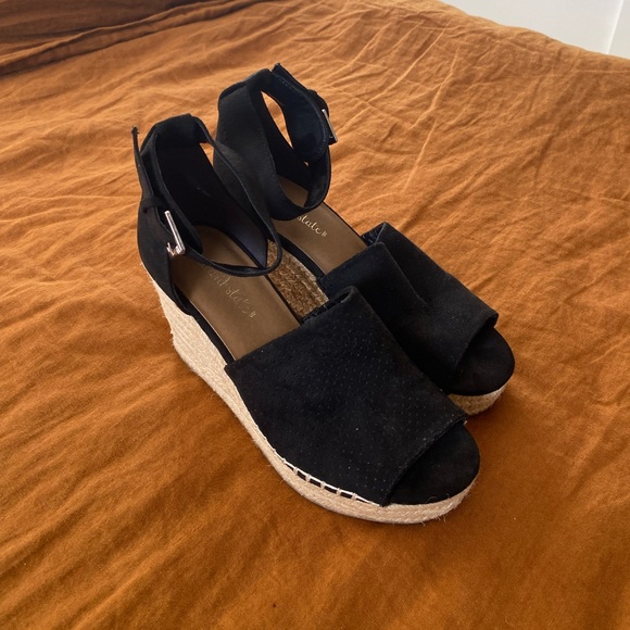 Altar'd State | Shoes | New Altard State Black Espadrillesheels | Poshmark